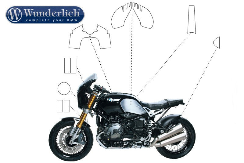 BMW R NineT Protection - Tank Protection Set – Motousher | Motorcycle ...
